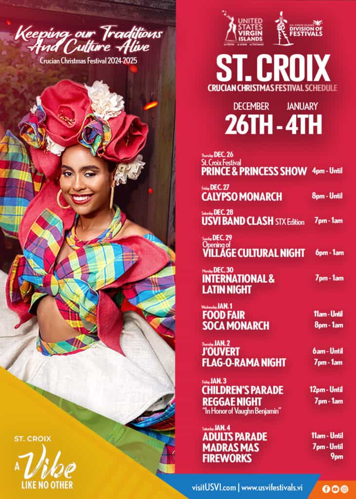 U.S. Virgin Islands Announces Updated Carnival Schedule and Performance Line-up for 2024/2025 ...