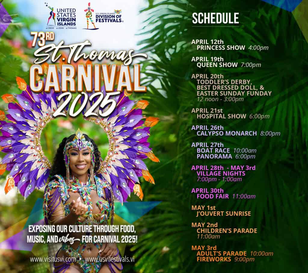The U.S. Virgin Islands Department of Tourism and Division of Festivals ...